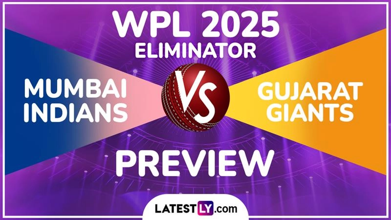 Cricket News | Mumbai Indians vs Gujarat Giants WPL 2025 Eliminator ...
