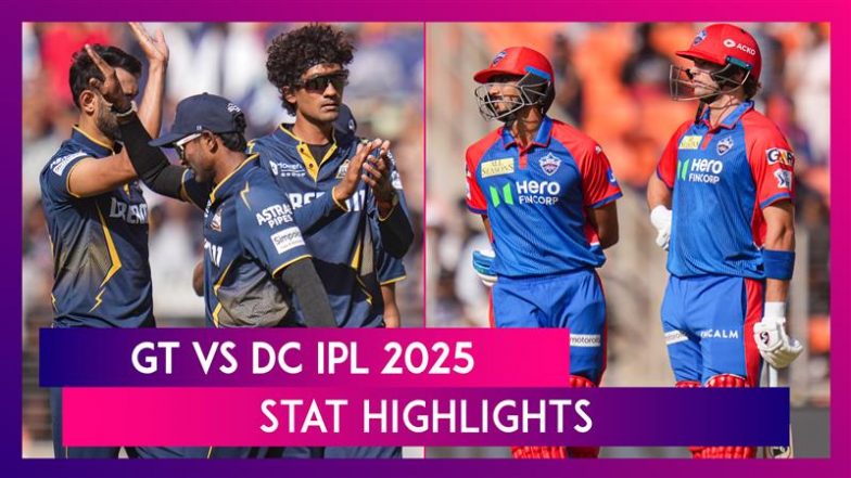 GT vs DC IPL 2025 Stat Highlights: Jos Buttler, Sherfane Rutherford ...
