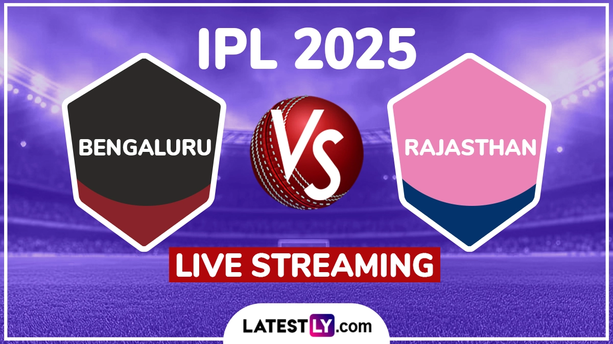 Cricket News | Where to Watch Royal Challengers Bengaluru vs Rajasthan Royals in IPL 2025? | 🏏 ...