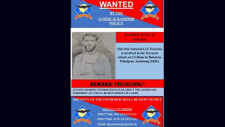 Who Is Hashim Musa? All About Pahalgam Terror Attack Mastermind Who ...