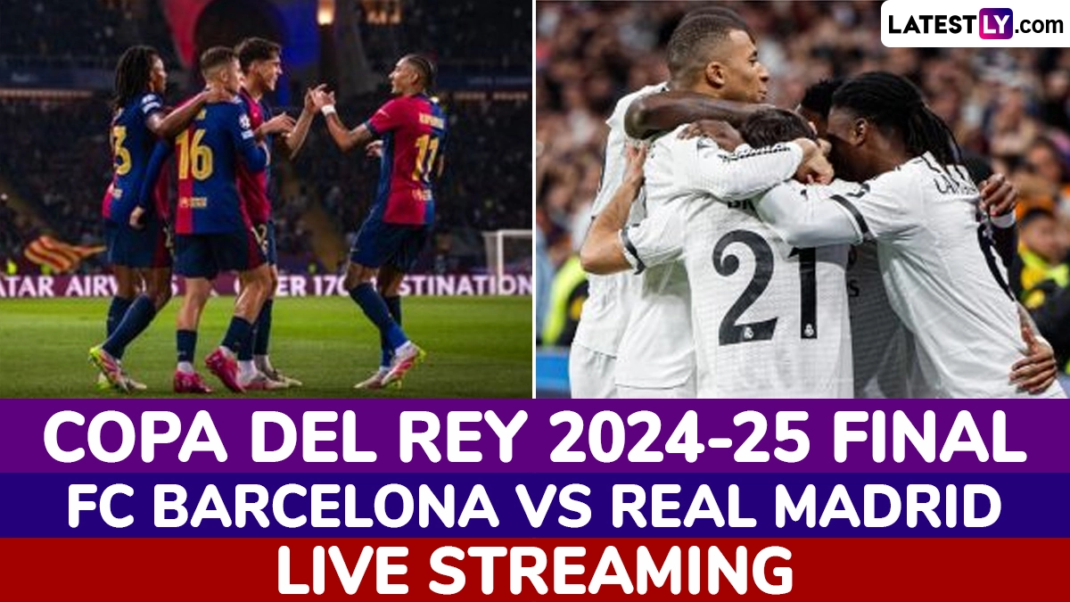 Football News | Where to Watch Barcelona vs Real Madrid, El Clasico Copa del Rey 2024-25 Final ...