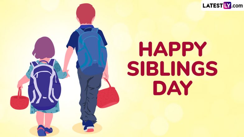 Siblings Day 2025 Wishes: Share WhatsApp Messages, Sibling Quotes ...