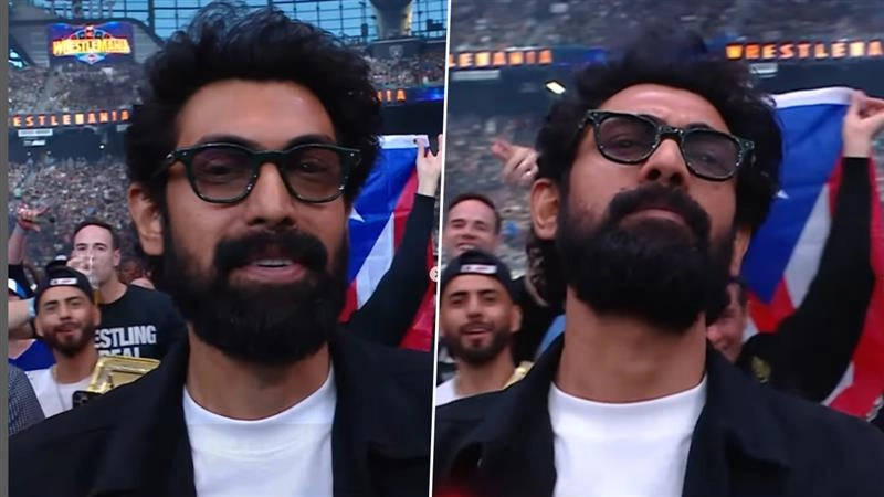 Agency News | Actor Rana Daggubati Attends WWE WrestleMania 41 in Las ...