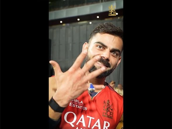 Sports News | Virat Kohli Flaunts ICC T20 WC 2024 Ring, Does WWE Icon ...