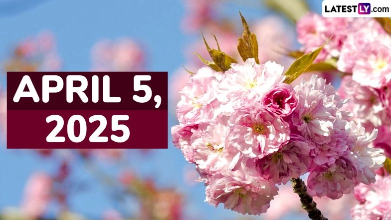 April 5, 2025 Special Days: Which Day Is Today? Know Holidays ...