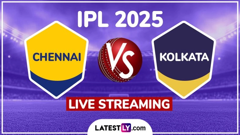 Chennai Super Kings vs Kolkata Knight Riders IPL 2025 Free Live Streaming Online: How To Watch ...