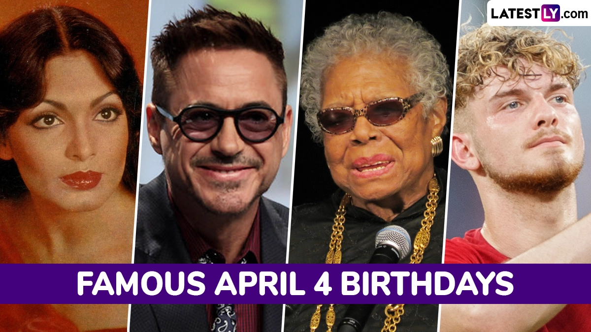 Lifestyle News | Famous April 4 Birthdays and Birth Anniversaries: Know ...