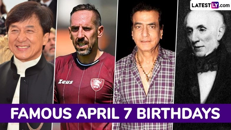 Famous Birthdays on April 7: Jackie Chan, Franck Ribéry, Jeetendra and ...