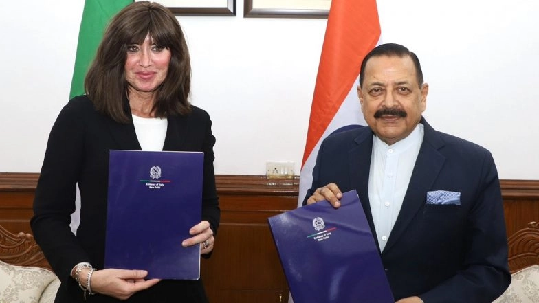India Italy MoU: Ministers Dr Jitendra Singh and Anna Maria Bernini ...