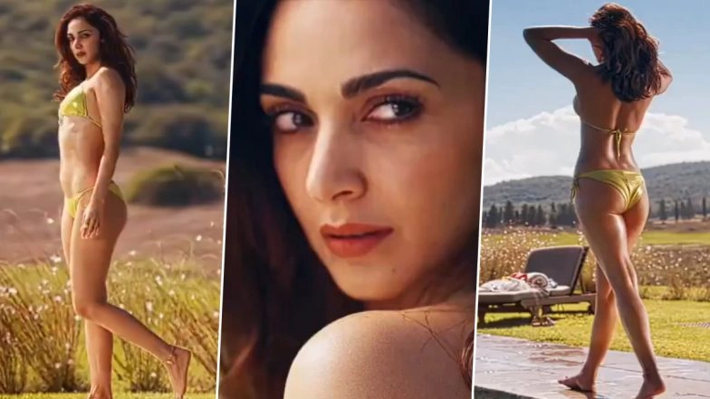 ‘War 2’: Kiara Advani Sets the Internet on Fire With a Dazzling Golden Bikini Look in Hrithik ...