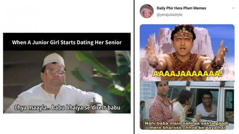 Babu Bhaiya Memes and Hera Pheri Meme Templates: Baburao Ganpatrao Apte ...