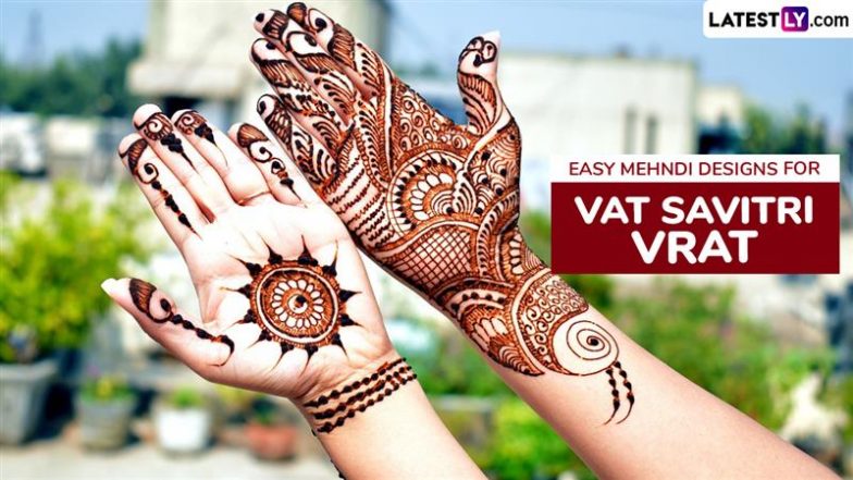 Easy Mehndi Designs for Vat Savitri Vrat 2025: Beautiful Mehendi ...