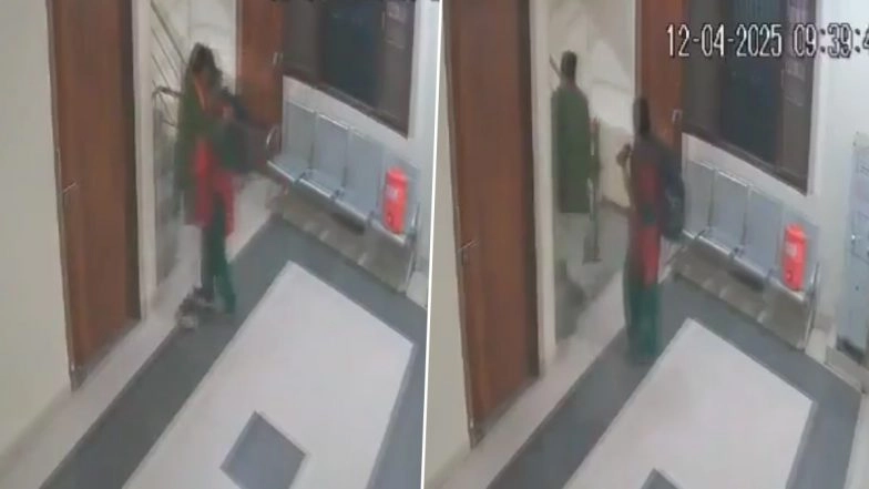 Amar Kishore Kashyap Viral Video: BJP Leader Seen Hugging Woman in Party Office in Gonda, Claims ...