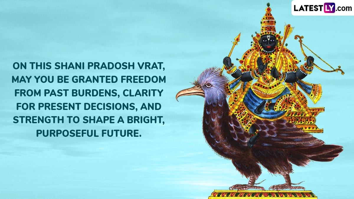 Shani Pradosh Vrat 2025 Wishes, Images and Messages: Seek Blessings of ...
