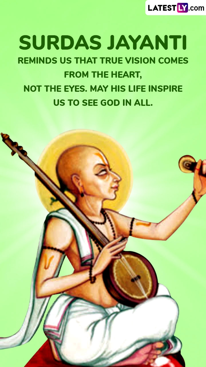 Surdas Jayanti 2025 Wishes, Messages and HD Wallpapers To Celebrate the ...