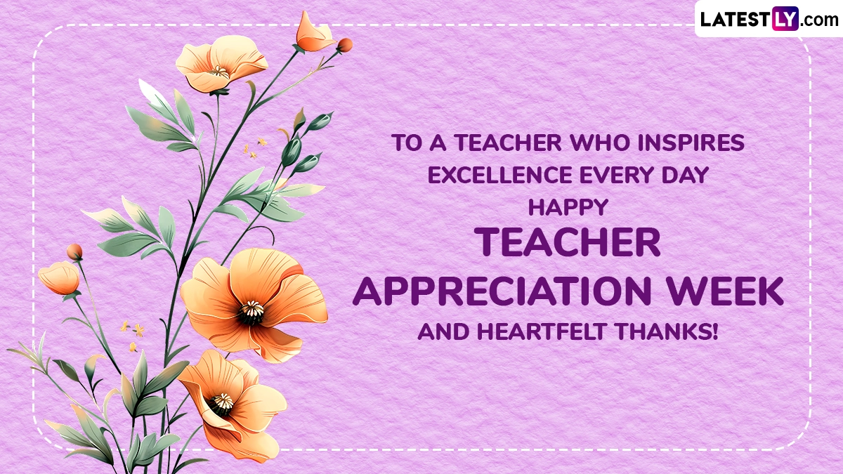Happy Teacher Appreciation Week Status | US Teacher Appreciation Week ...