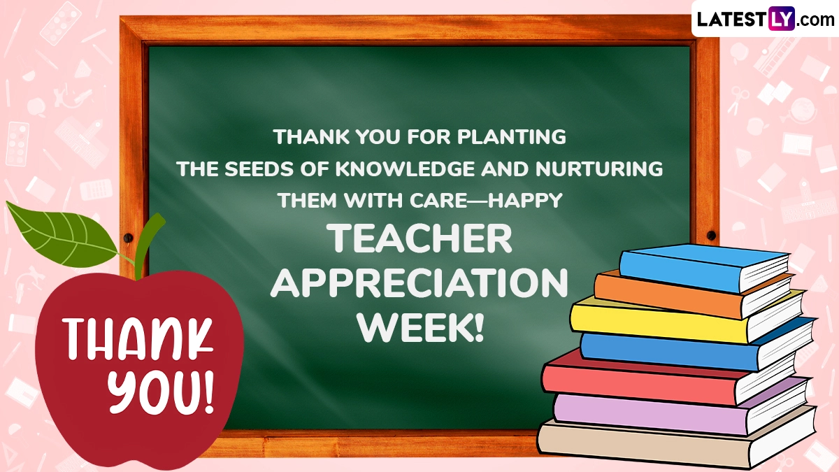 Happy Teacher Appreciation Week Wishes | Teacher Appreciation Week 2025 ...
