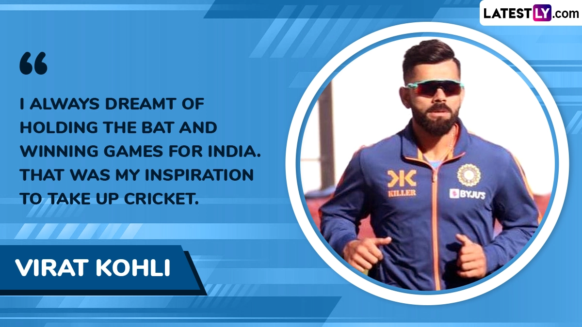 Virat Kohli Quote on His Dream and Inspiration | Virat Kohli Quotes To ...