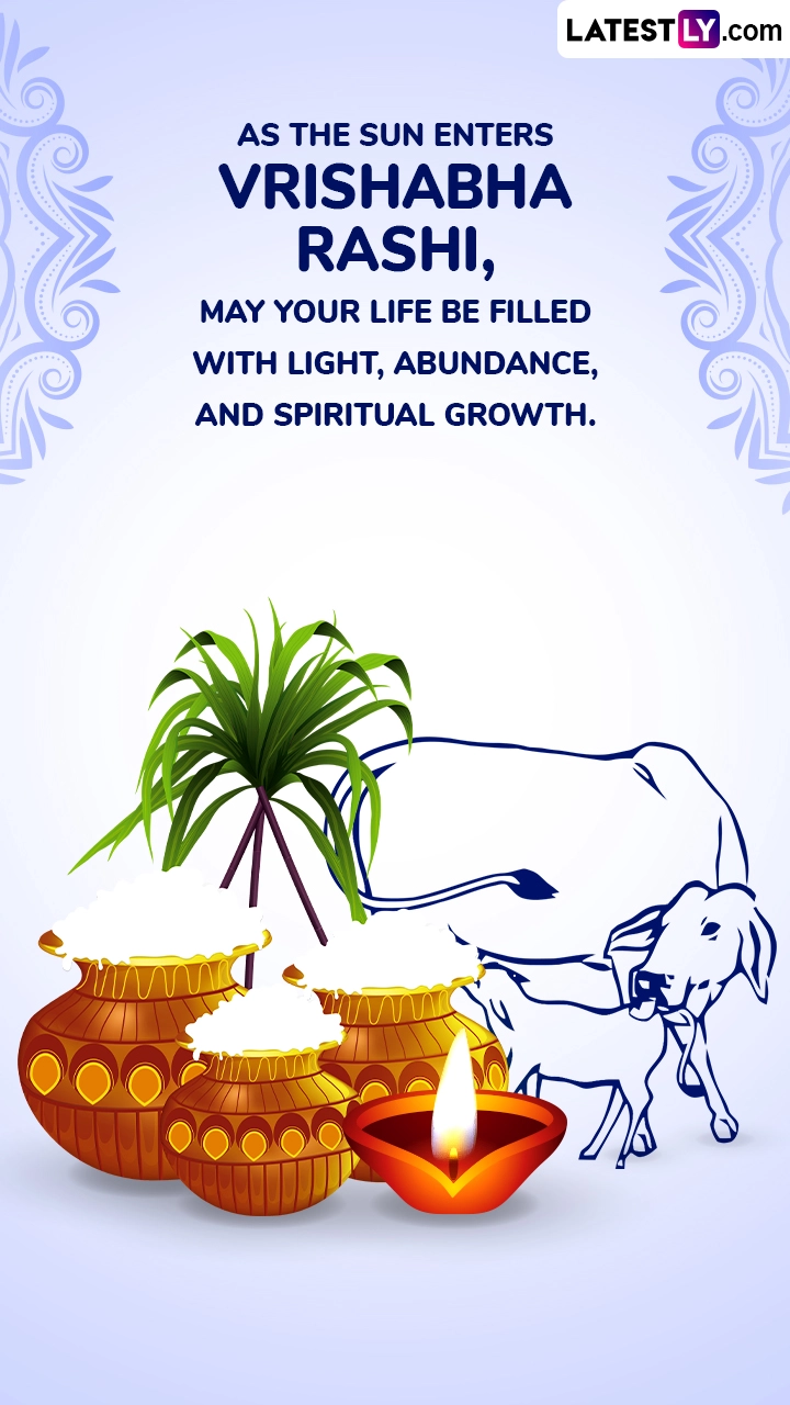 Vrishabha Sankranti 2025 Wishes, Greetings and Messages To Share on ...