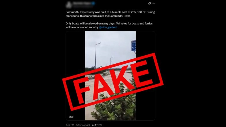 Was Samruddhi Expressway Flooded After Heavy Rainfall in Maharashtra ...