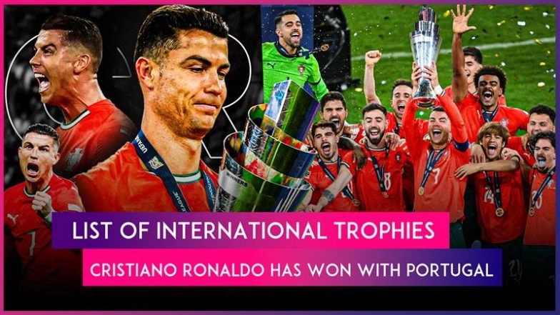 Cristiano Ronaldo International Trophies: Portugal Star Footballer Wins ...
