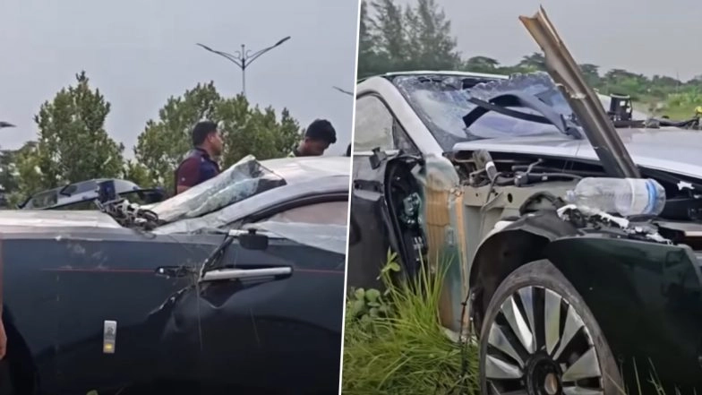 Bangladesh’s Most Expensive Car Crash? Rolls-Royce Spectre Totaled in ...
