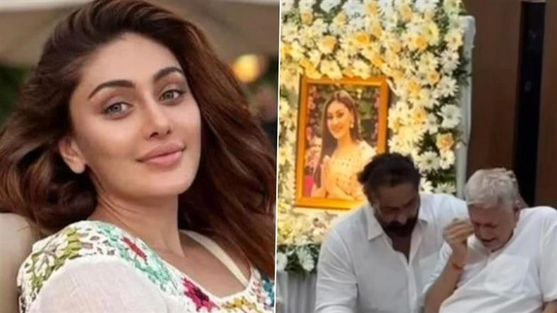 Shefali Jariwala Prayer Meet: Actress’ Father Satish Jariwala Breaks Down, Her Husband Parag ...