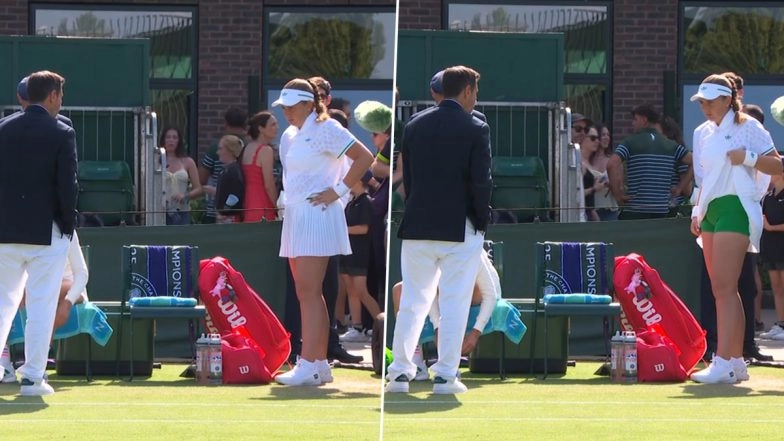 Jelena Ostapenko Lifts Skirt at Wimbledon 2025 in Response to Umpire’s ...