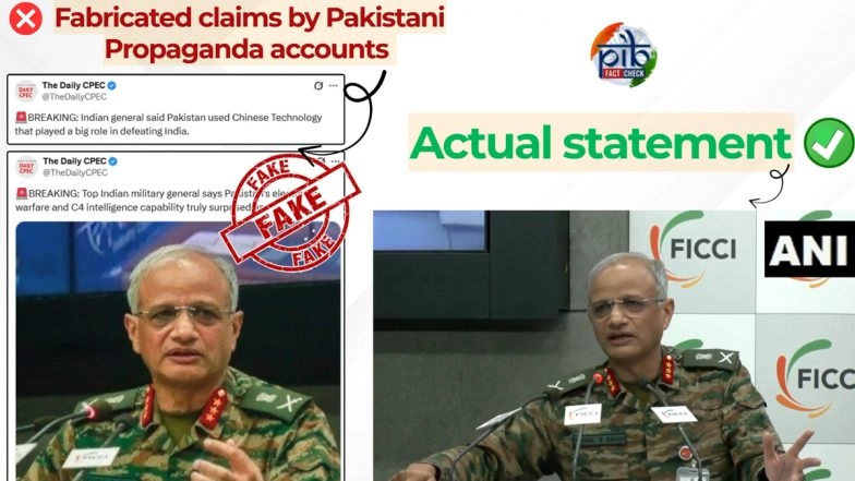 Fact Check: Did Lt Gen Rahul R Singh Say Pakistan's Electronic Warfare and C4 Intelligence ...