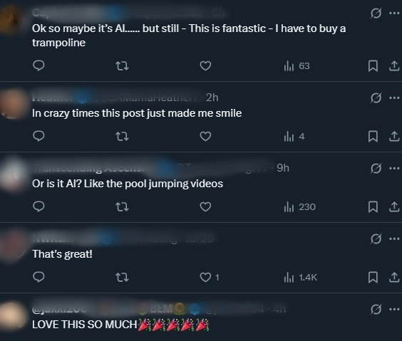 Bunnies Jumping on Trampoline, Real or AI-Generated? Here’s Truth About Viral TikTok Video ...