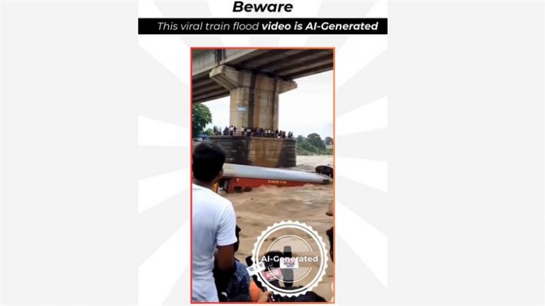 Was a Train Submerged in Floodwaters? PIB Fact Check Clarifies Viral ...