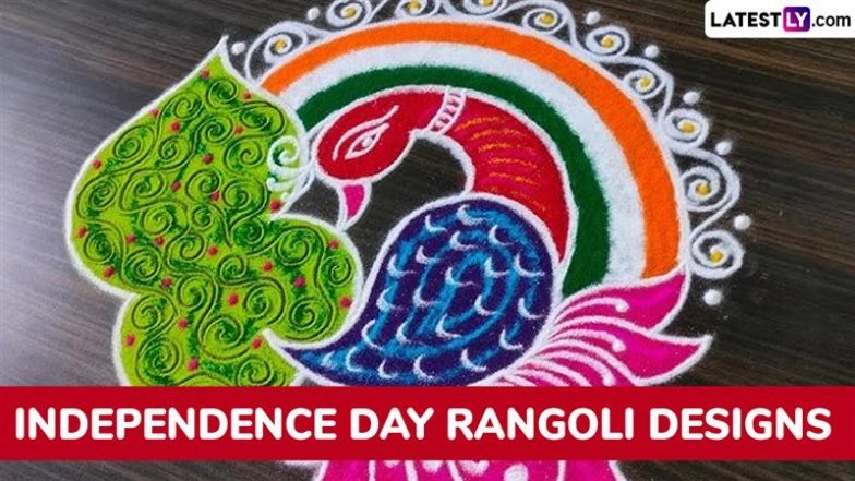 Independence Day 2025 Rangoli Designs: Easy Tricolour and Vande Mataram ...