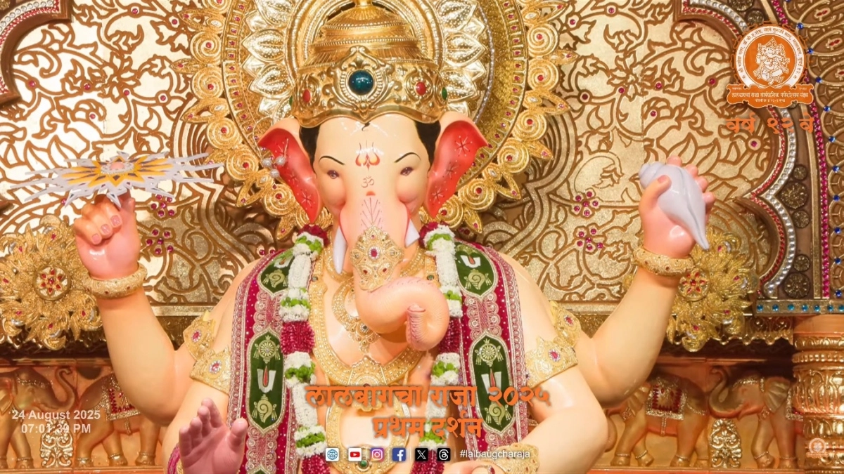 Lalbaugcha Raja 2025 First Look Photos and HD Wallpapers for Free ...