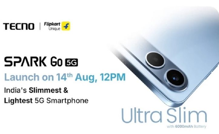 TECNO Spark Go 5G Launch in India Confirmed on August 14, 2025; Check ...