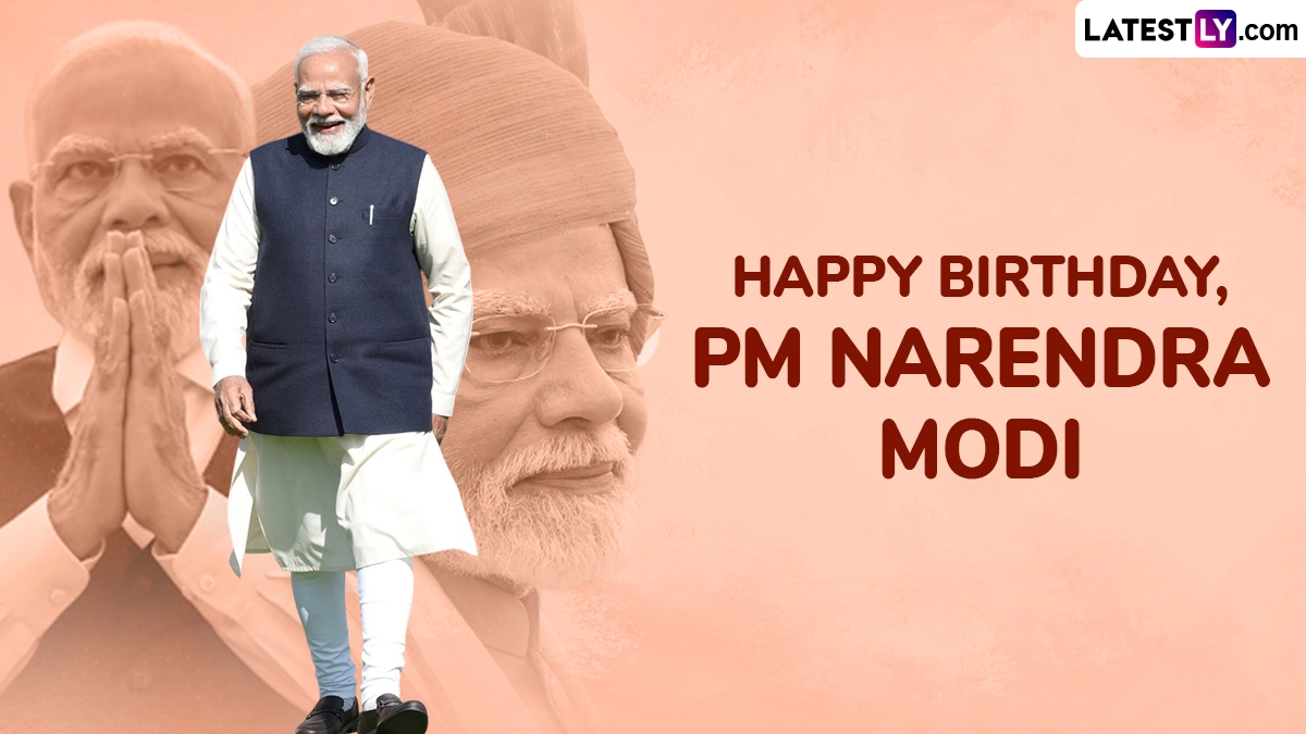 Narendra Modi Birthday Wishes and Images: Celebrate Indian PM Narendra Modi’s 75th Birthday on ...