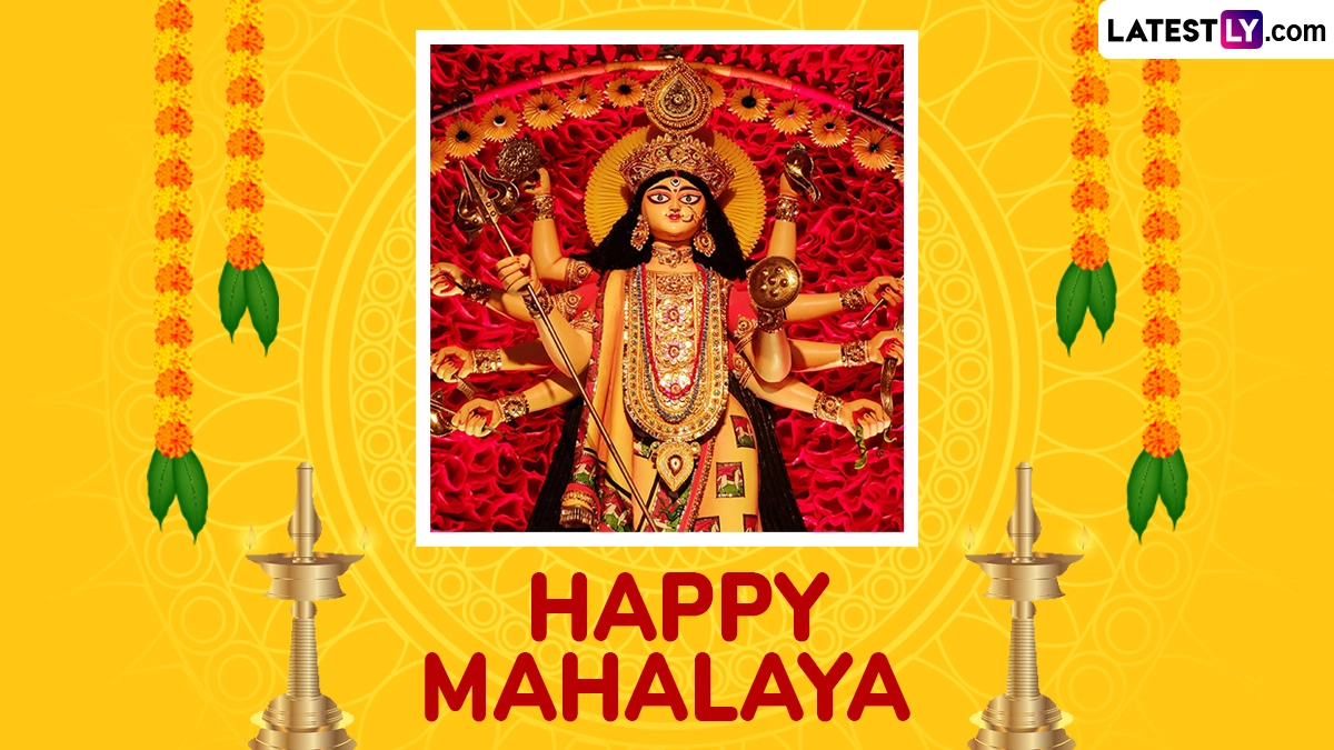 Festivals & Events News | Share Happy Mahalaya 2025 Images, SMS, HD ...