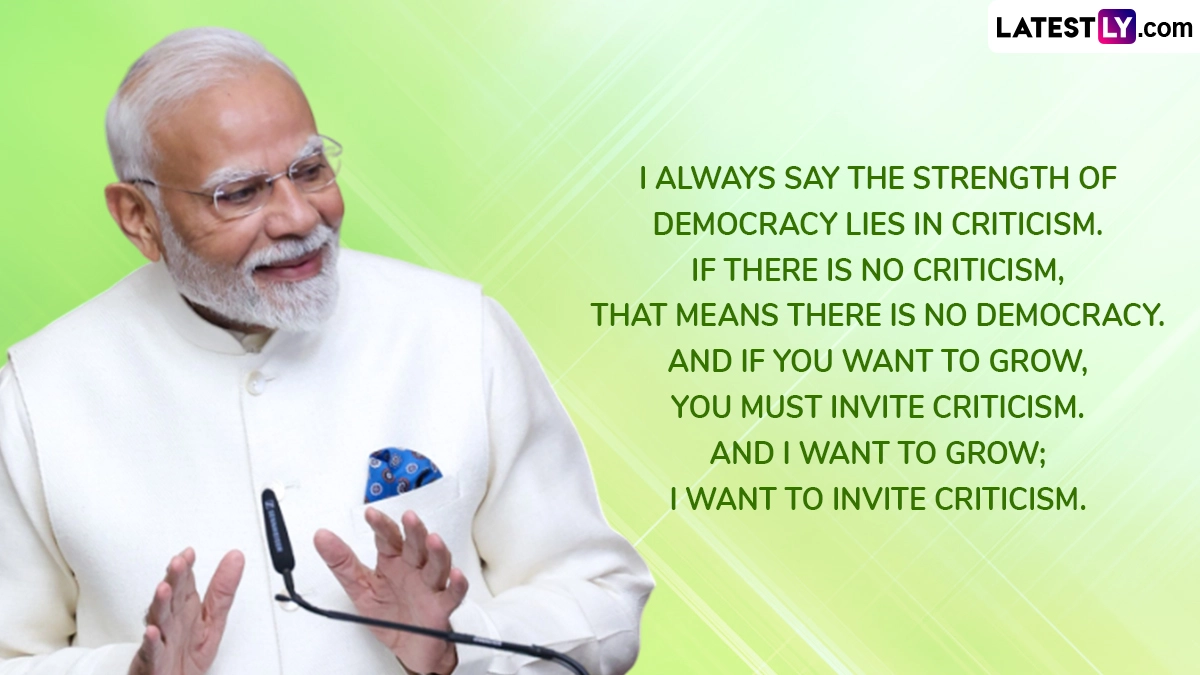 Inspiring Words by Narendra Modi | Narendra Modi Quotes to Celebrate ...