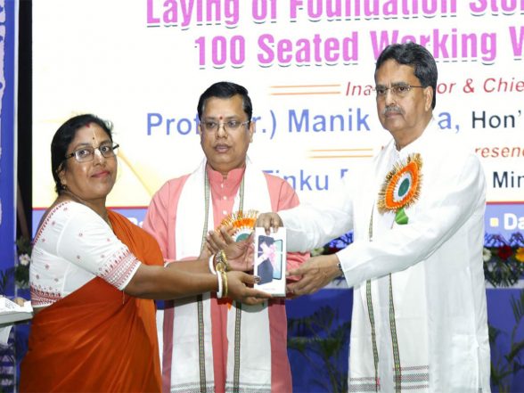 India News | Tripura CM Saha Inaugurates 14 Development Projects, Lays ...