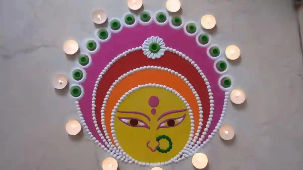 Festivals & Events News | Easy Navratri 2025 Rangoli Designs To ...