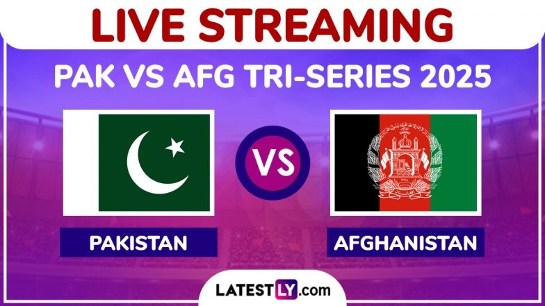 Pakistan vs Afghanistan Live Streaming Online, UAE Tri-Series 2025: How To Watch PAK vs AFG ...