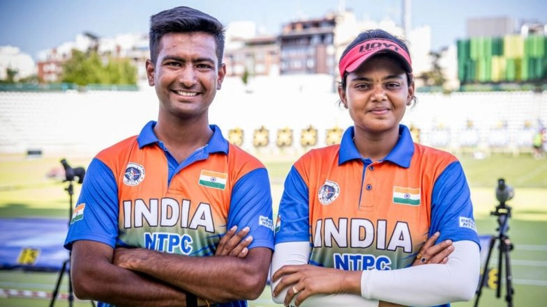Jyothi Surekha Vennam and Rishabh Yadav Win Silver Medal in Compound ...