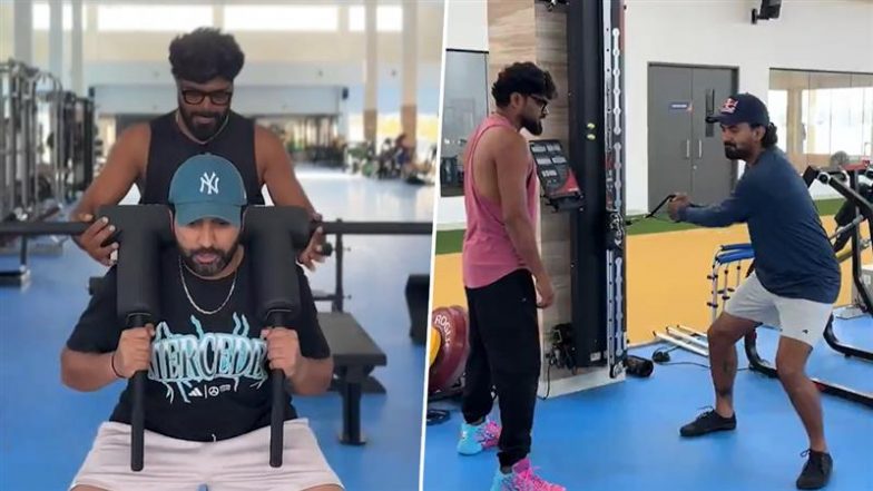 KL Rahul, Rohit Sharma Train at BCCI's Centre of Excellence in ...