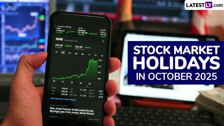 Stock Market Holidays in October 2025: NSE and BSE To Remain Closed for ...
