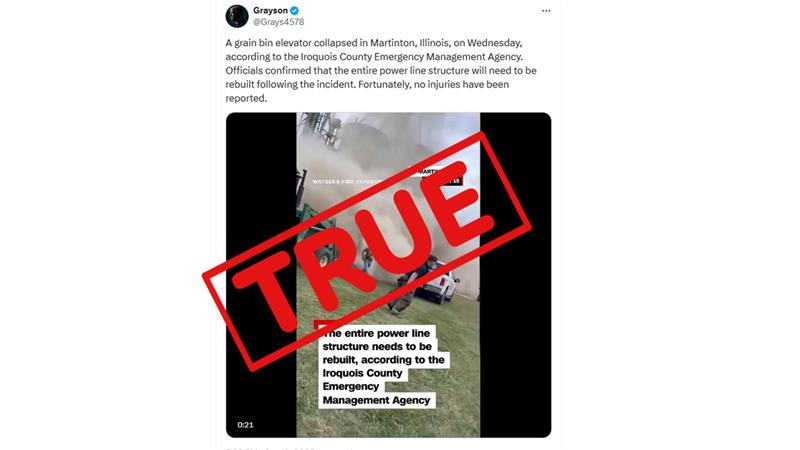 Fact Check News | Fact Check: Viral Video of Grain Bin Collapse in ...