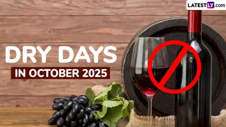 Dry Day List October 2025: When Will Bars and Liquor Shops Remain Shut ...