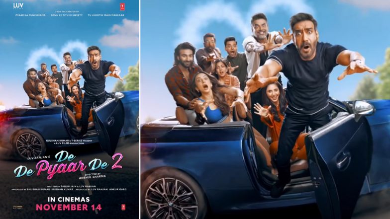 ‘De De Pyaar De 2’ Poster Out: Ajay Devgn, Rakul Preet Singh Gear Up ...