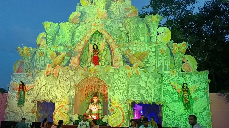 India News | Agartala Pandals Draw Huge Crowds as Durga Puja ...