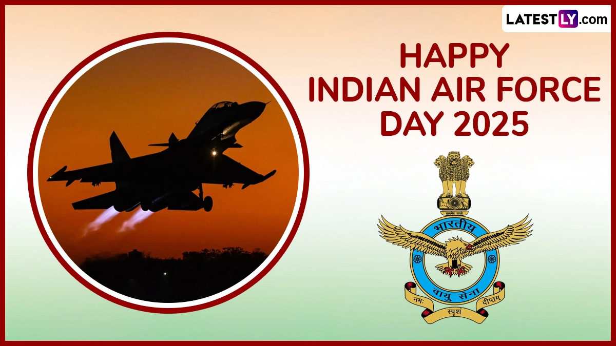 Festivals & Events News | Happy Indian Air Force Day 2025 Wishes ...