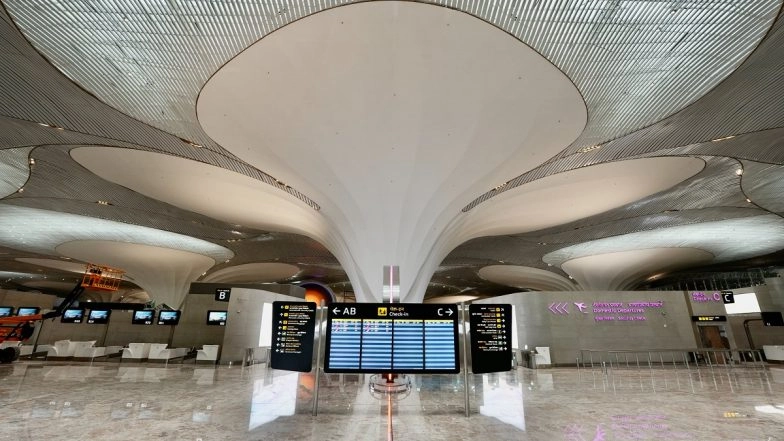 Navi Mumbai International Airport First Look Out! NMIA Set To Redefine ...