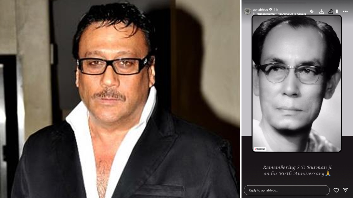 Bollywood News | SD Burman 119th Birth Anniversary: Jackie Shroff Pays ...
